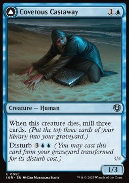 Innistrad Remastered 0058 Covetous Castaway//Ghostly Castigator – comicsandbeyond
