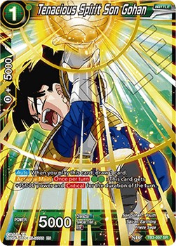 Tenacious Spirit Son Gohan (Foil)(TB3-037SR) Dragon Ball Super ...