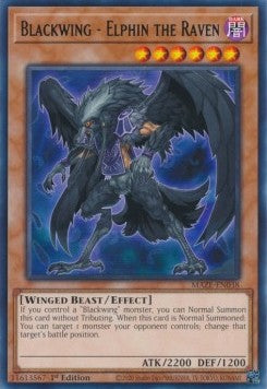 Blackwing Elphin the Raven (Rare)(MAZE-EN038) – comicsandbeyond