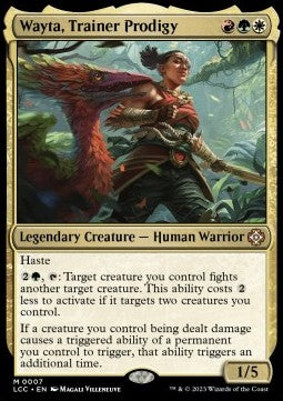 The Lost Caverns of Ixalan Commander 0007 Wayta, Trainer Prodigy ...