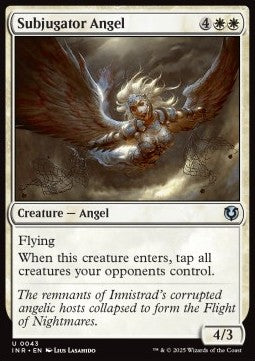 Innistrad Remastered 0043 Subjugator Angel – comicsandbeyond