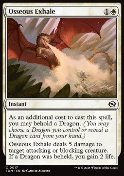 Tarkir Dragonstorm 0017 Osseous Exhale – comicsandbeyond