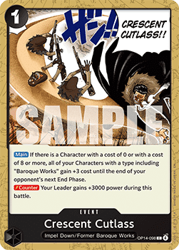 The Azure Sea's Seven OP14-098 Crescent Cutlass – comicsandbeyond