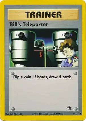Neo Genesis 091/111 Bill's Teleporter – comicsandbeyond
