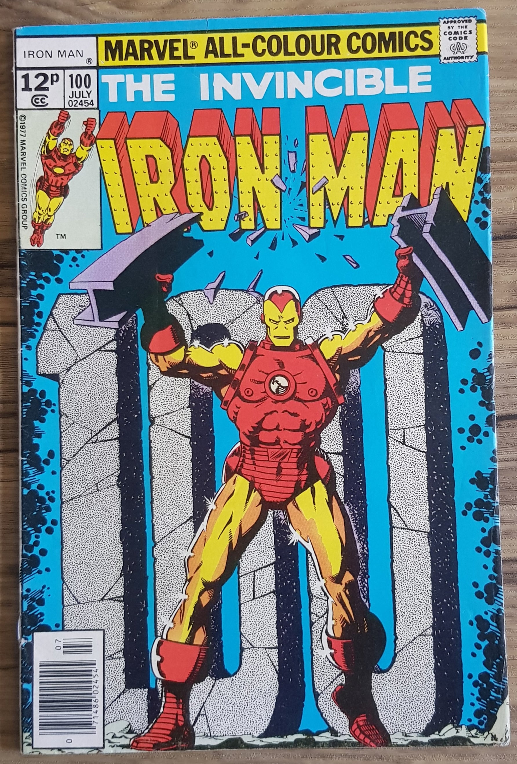 Invincible Iron Man 100 Marvel Comics 1968 Comicsandbeyond