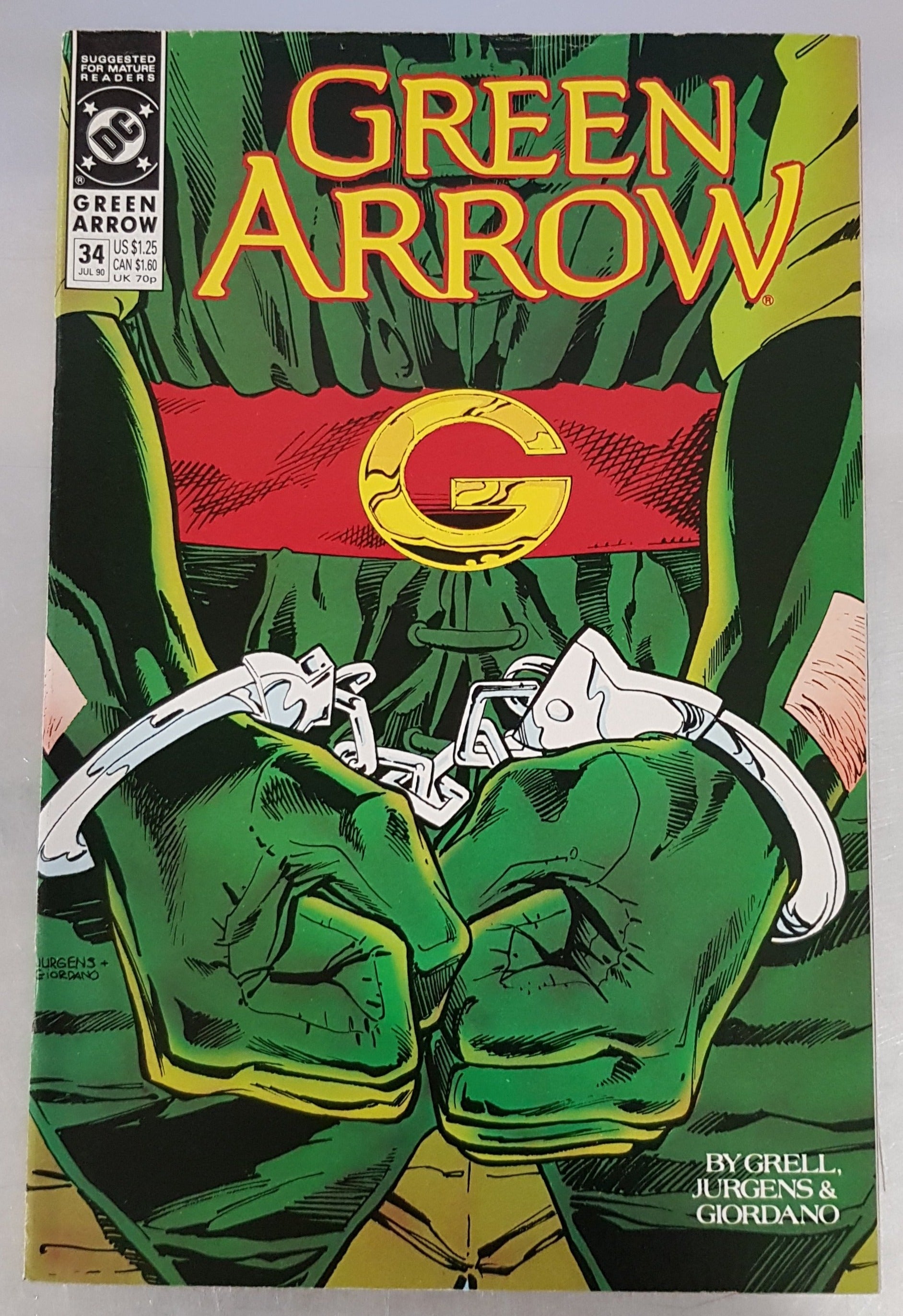 Green Arrow #34 DC Comics (1988) – comicsandbeyond