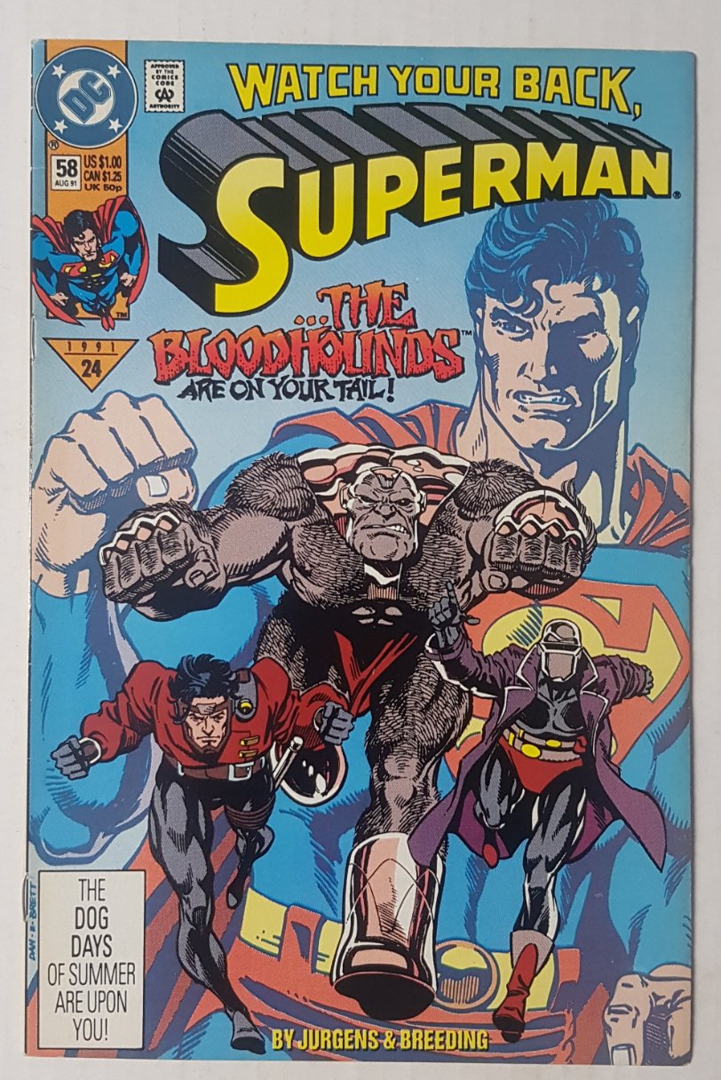 Superman #58 DC Comics (1987) – comicsandbeyond