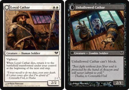 Dark Ascension 013/158 Loyal Cathar/Unhallowed Cathar – comicsandbeyond